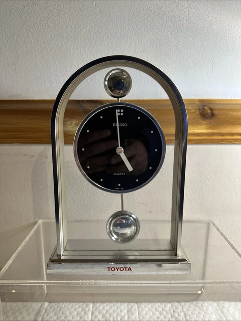 SEIKO PENDULUM MANTLE and Desk Clock Works PW321s Pendulum NOT SWINGING ...