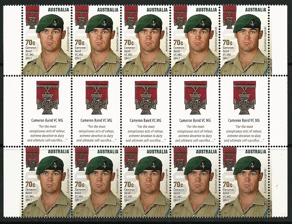 2015 AUSTRALIA - Australian Legends -Victoria Cross G/Strip Cameron ...
