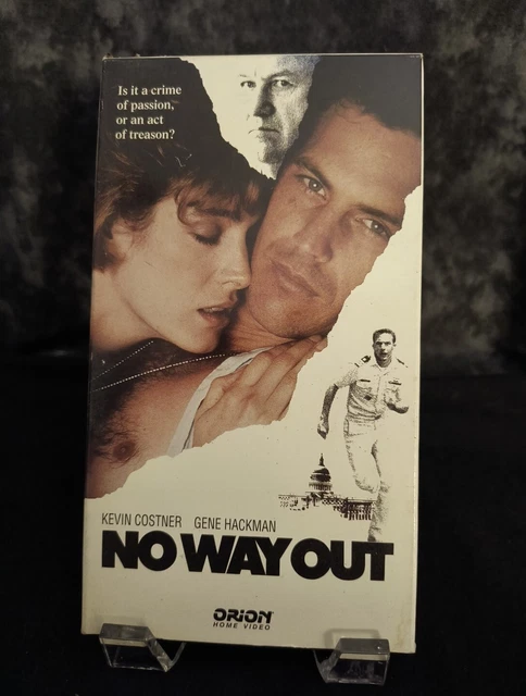NO WAY OUT VHS Tape Kevin Costner, Gene Hackman 1995 Orion Home Video ...