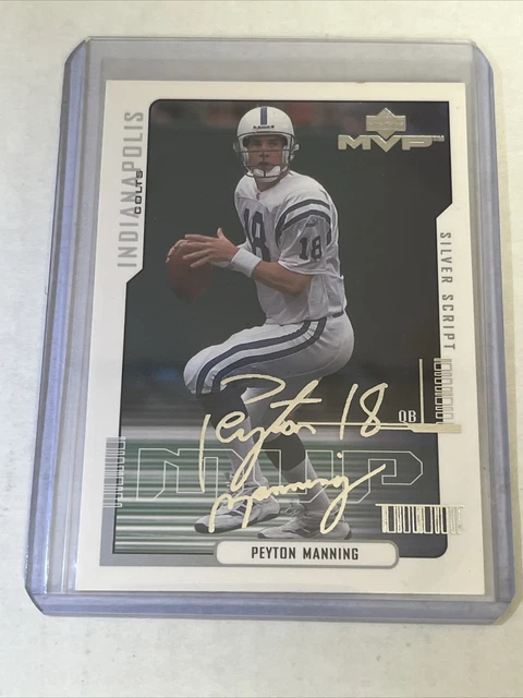 2000 UPPER DECK MVP script argent #66 Peyton Manning Colts HoF EUR 3,32 - PicClick FR