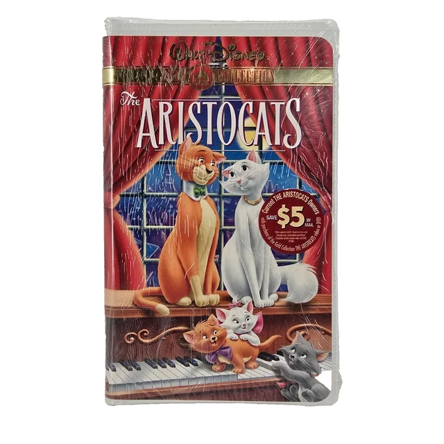 THE ARISTOCATS #19696 Walt Disney's Gold Classic Collection VHS Factory ...