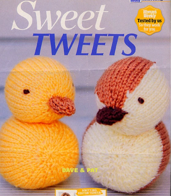 ORIGINAL KNITTING PATTERN To Make Cute Duckling & Easter Chick Toy In ...