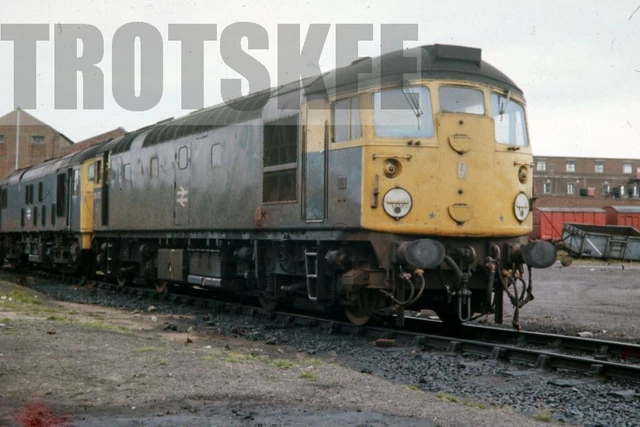 35MM SLIDE BR British Railways Diesel Loco Class 26 26012 Ayr 1977 ...