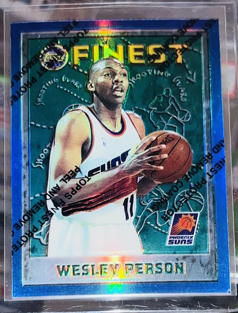 1995-96 BEST REFRACTORS Phoenix Suns Basketball Card #9 Wesley Person ...
