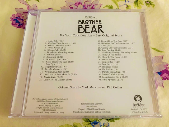 BROTHER BEAR DISNEY CD OST 34 titres Frère des Ours - Marc Mancina Phil ...