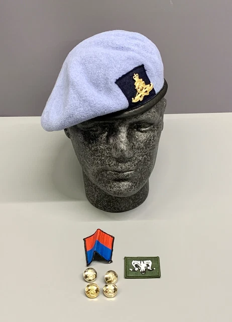 BRITISH ARMY-ISSUE 47 Regiment Royal Artillery Beret, Badge, TRF ...