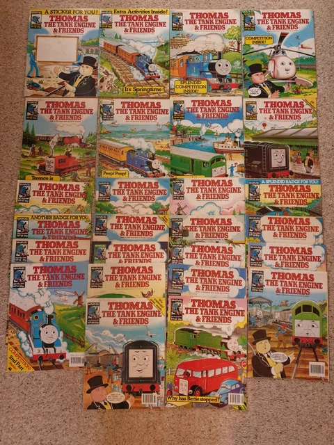 THOMAS THE TANK Engine Magazines Marvel Comics 1989 1991 Railway Series ...