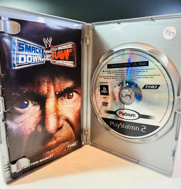 WWE SMACKDOWN! VS. Raw [PlayStation 2] [Heavy Scratching] [With Manual ...