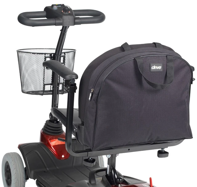 DRIVE MEDICAL MOBILITY Scooter Backrest Bag Backpack Rucksack For Mid ...