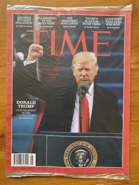 TIME MAGAZINE DONALD Trump Inauguration 45th President 2017 NEW SEALED ...