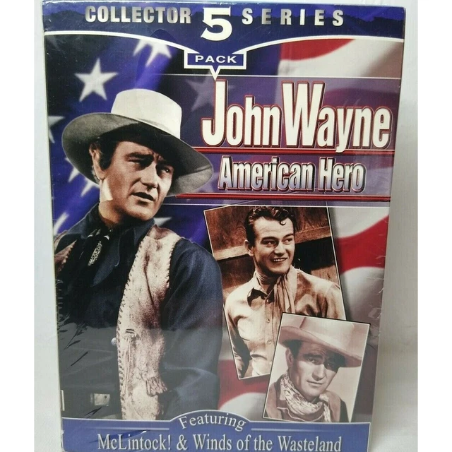 JOHN WAYNE VHS Collector Series 5 "American Hero" - (5) VHS Tapes ...