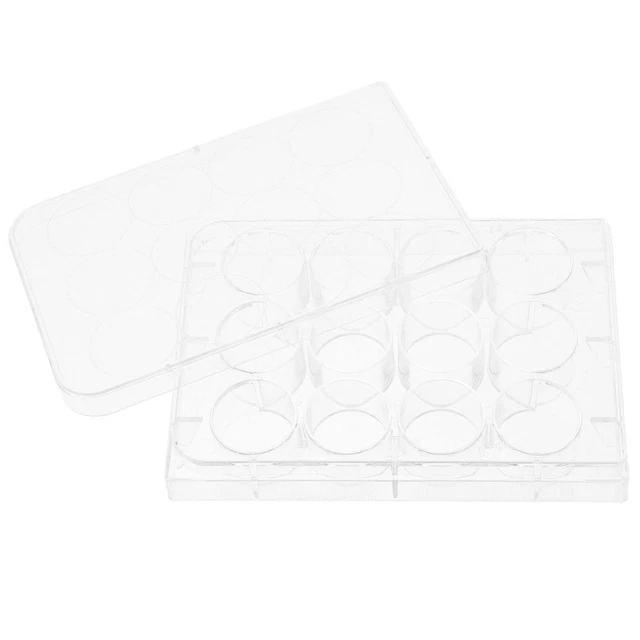 CELL CULTURE TRAY 12-hole Reaction Plate Tissue Culture Plate for Lab £ ...