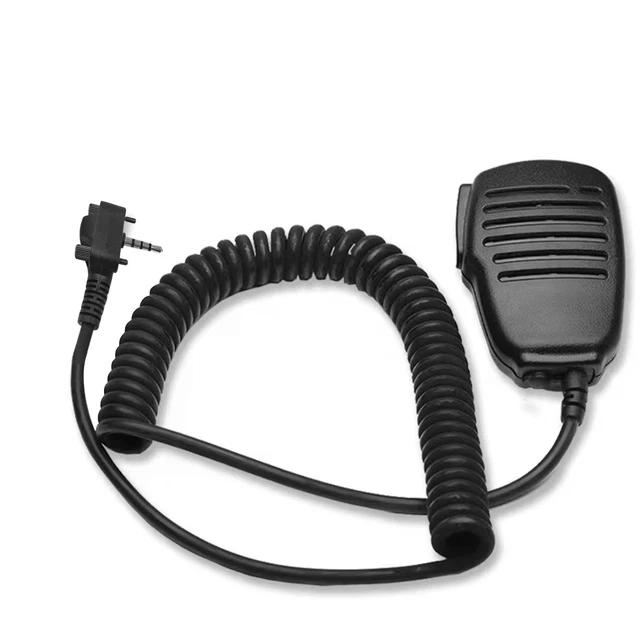 3.5MM AUDIO JACK Handheld PTT Radio Microphone Mic Speaker For Vertex ...