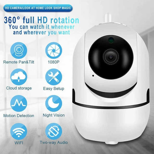 VISION 1080P WIFI IP Camera Baby Monitor Surveillance Camera Mini ...