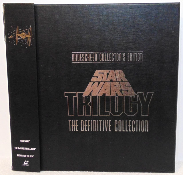 STAR WARS TRILOGY The Definitive Collection Widescreen Laserdisc Box ...