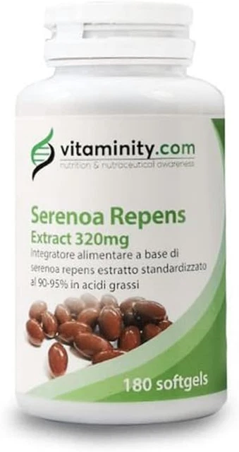 SERENOA REPENS 320 Mg - 90-95%, Integratore Contro L'Ingrossamento ...