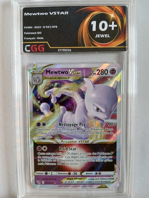 CARTE POKÉMON FR Mewtwo VSTAR (PGO 031) Pokémon GO CGG 10+ 27190226 EUR 1,00 - PicClick FR