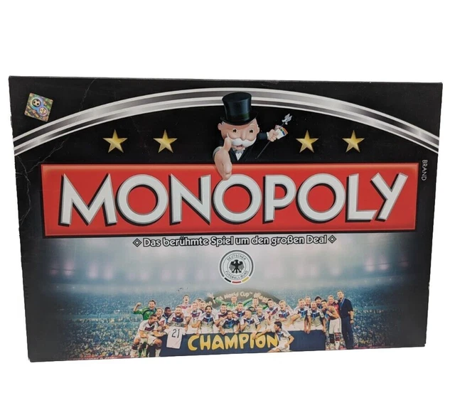 WINNING MOVES MONOPOLY Champion - DFB Deutscher Fußball Bund WM 2014 ...