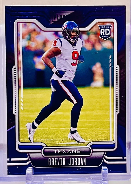 BREVIN JORDAN 2021 Panini Playbook violet recrue parallèle RC #183 ...