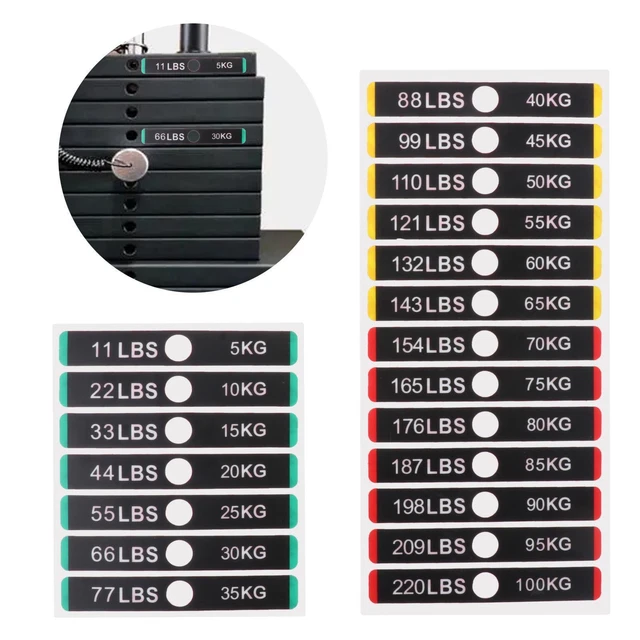 AUTOCOLLANTS NUMÉRIQUES D'ÉTIQUETTES de pile de poids, autocollants de ...