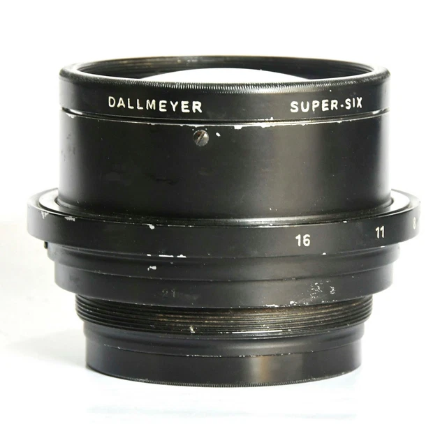 BEAUTIFUL DALLMEYER SUPER Six Anastigmat F=6" 150mm f/1.9 lens Ultra ...