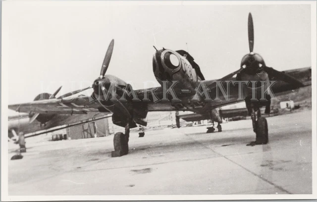 T434 FOTO WEHRMACHT Archiv Repro Luftwaffe Flugzeug Me110 ZG Wespe ...