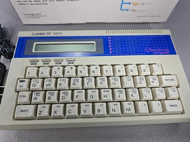 VTECH VTCL LASER 50 Personal Computer (1984, Vintage) NOT WORKING IOB ...