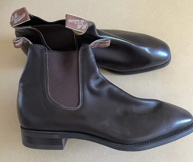 RM WILLIAMS CRAFTSMAN Boots Mens Size AU 14 Chestnut brand New In Box ...