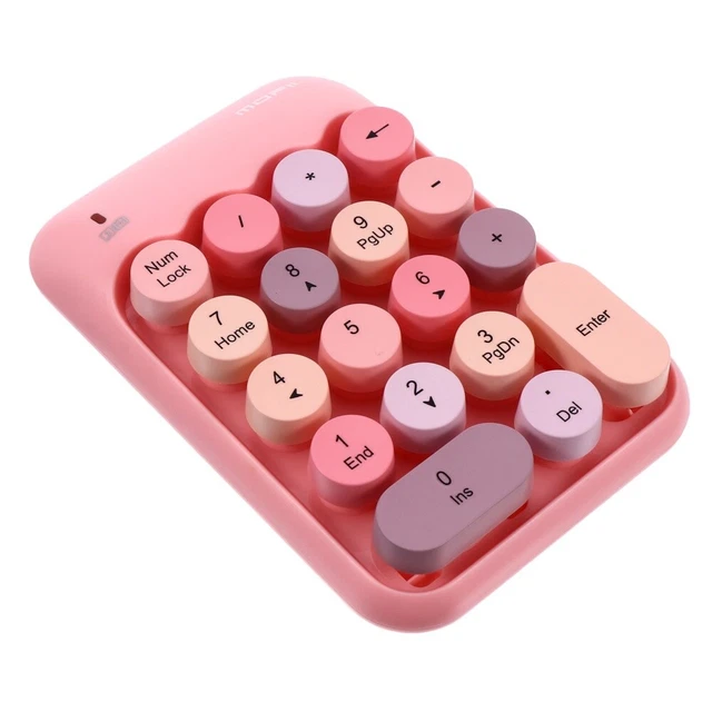 WIRELESS NUMERIC KEYBOARD Number Pad Mini Keypad Round Keycap £25.35 ...