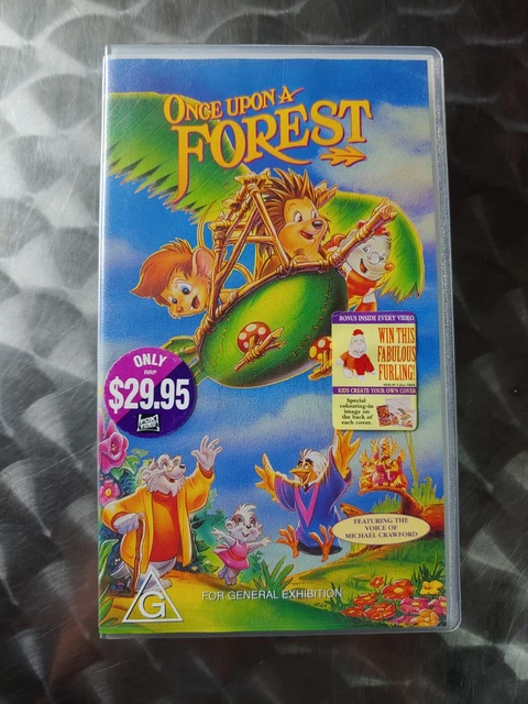ONCE UPON A Forest - 1993 Hanna Barbera VHS Video Tape VGC $6.12 ...
