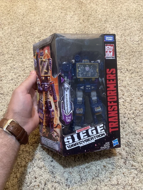 TRANSFORMERS SOUNDWAVE SIEGE War for Cybertron Voyager Action Figure ...