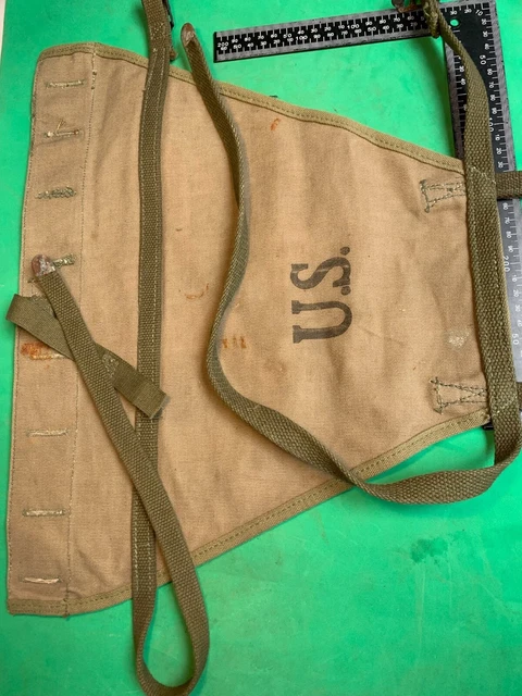 ORIGINAL WW2 US Army M1928 Haversack Pack Tail - 1944 Dated £16.00 ...