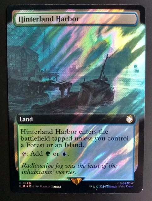 MTG FALLOUT - Hinterland Harbor - Surge Foil Extended Art Rare EUR 4,67 ...