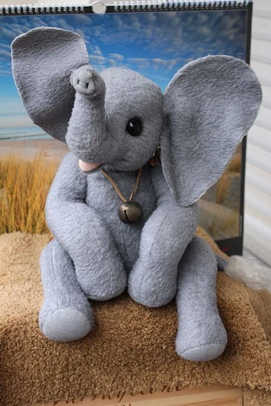 ORIGINAL SUNSHINE TEDDY Elefant eine Rarität mit Zertifikat von Heike ...