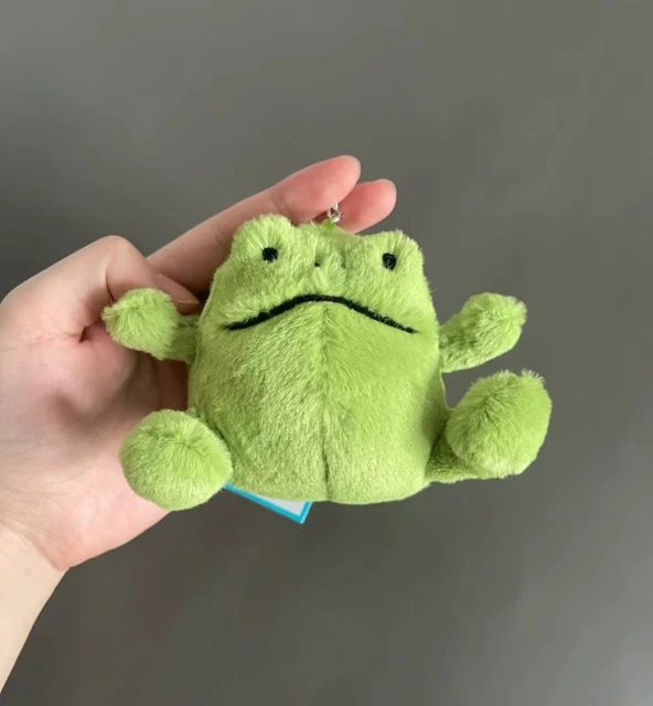 JELLYCAT RICKY RAIN Frog Bag Charm/Keyring/Keychain Glum Face Amphibian ...