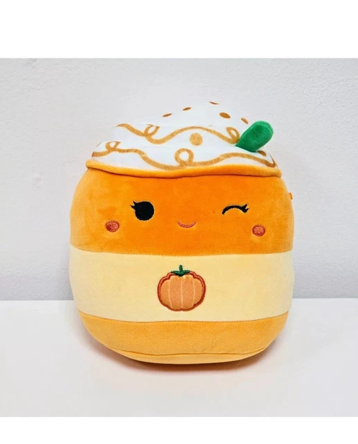 DELINDY PUMPKIN SPICE Latte Squishmallow Plush 7.5 Inches Autumn £10.00 ...