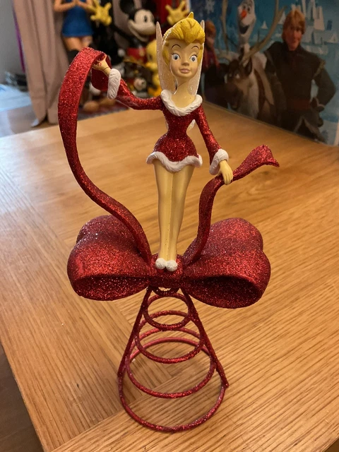 DISNEY STORE TREE Topper Tinker Bell From The Masterpiece “Peter Pan ...