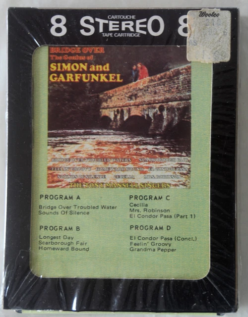 TONY MANSELL SINGERS "Simon & Garfunkel Bridge Over" - 8 track cart ...