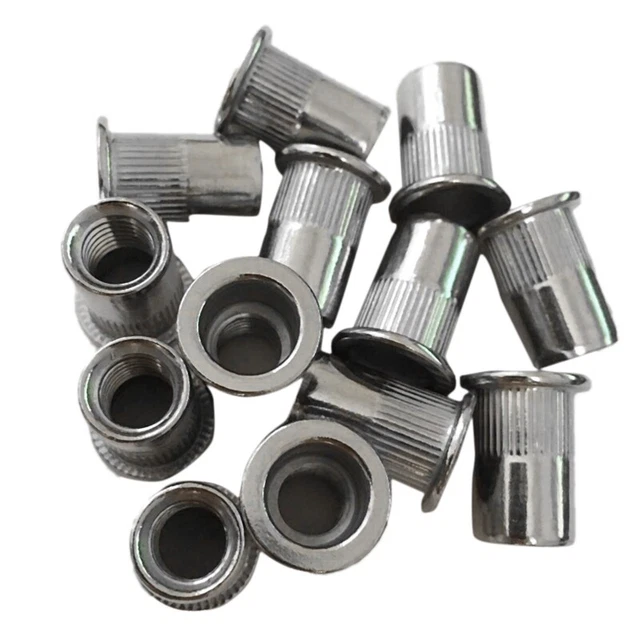 3030PCS M8 RIVET Nuts Stainless Steel Threaded Rivet Insert Nuts M8-1 ...