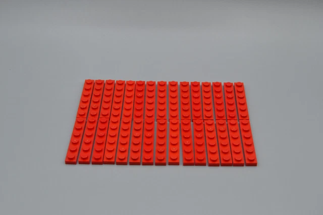 LEGO 30 X Basisplatte 1x6 rot red basic plate 3666 366621 EUR 2,50 ...
