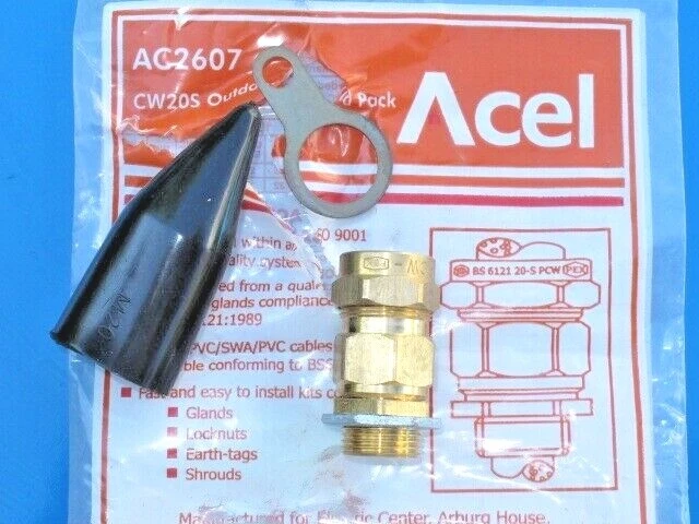 ACEL AC2607 SWA Armoured Cable Gland Size 20s £5.95 - PicClick UK