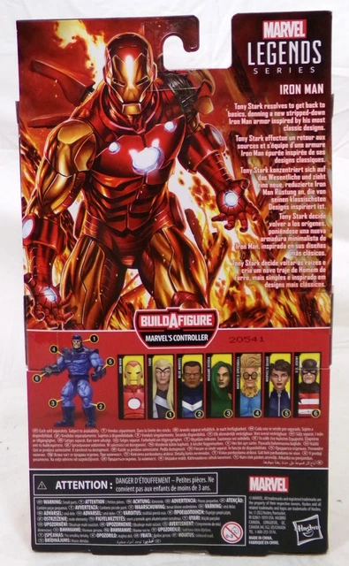 FIGURA IRON MAN De La Serie Controller De Marvel Legends Hasbro 6 ...