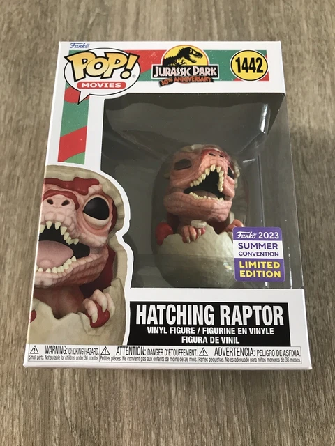 FUNKO POP JURASSIC Park Velociraptor Oeuf Hatching Raptor Anniversaire ...