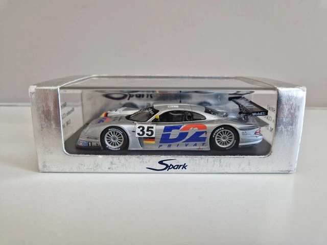 SPARK 1/43 MERCEDES CLK-LM Schneider/Ludwig/Webber - Le Mans 1998 - S0161 EUR 139,99 - PicClick FR