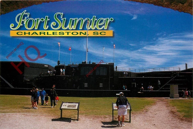 CARTE POSTALE PHOTO ~ Charleston, Fort Sumter National Monument EUR 2 ...
