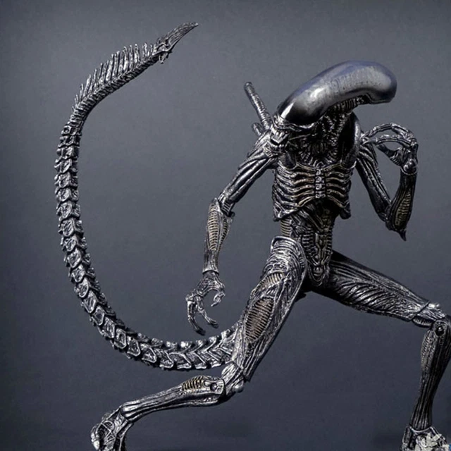 NECA ALIENS WARRIOR Alien vs Predator AVP Black 7" Action Figur 1:12 ...