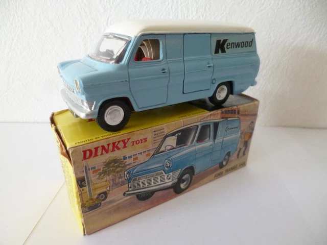 DINKY TOYS RARE et AUTHENTIQUE FORD TRANSIT VAN réf 407 TTB en boite ...