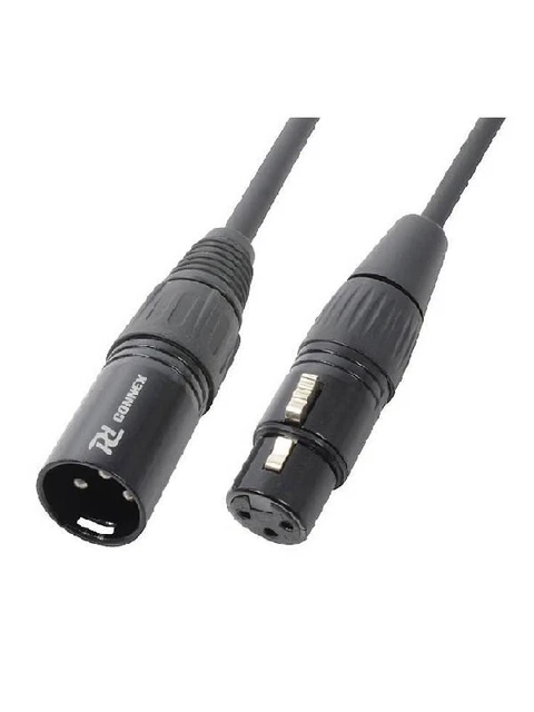 CÂBLE FILAIRE MICROPHONE XLR De 6mt Power Dynamics Connex CX35-6 EUR 22 ...