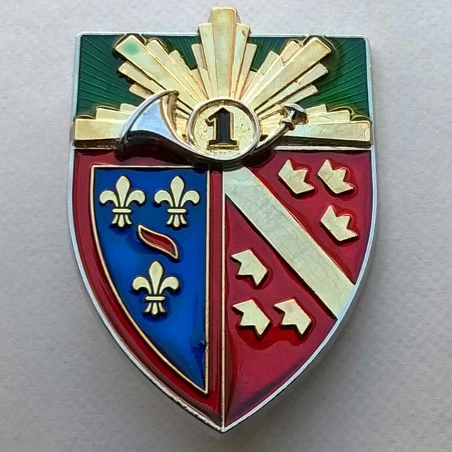 1° RÉGIMENT DE Chasseurs Insigne Arthus-Bertrand Translucide G 2234 EUR 22,00 - PicClick FR