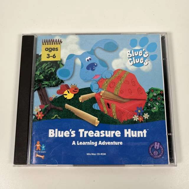 BLUE'S CLUES: BLUE'S Treasure Hunt Jewel Case (Windows/Mac, 1999) £14. ...